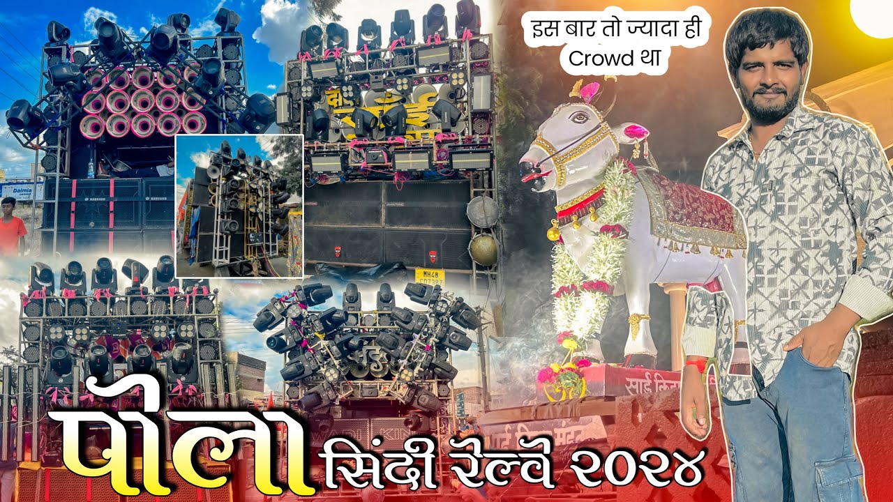 Vlog 42 - World Famous Sindi Railway Pola 🐂 • यहा तो पार्टियो का मेला ...