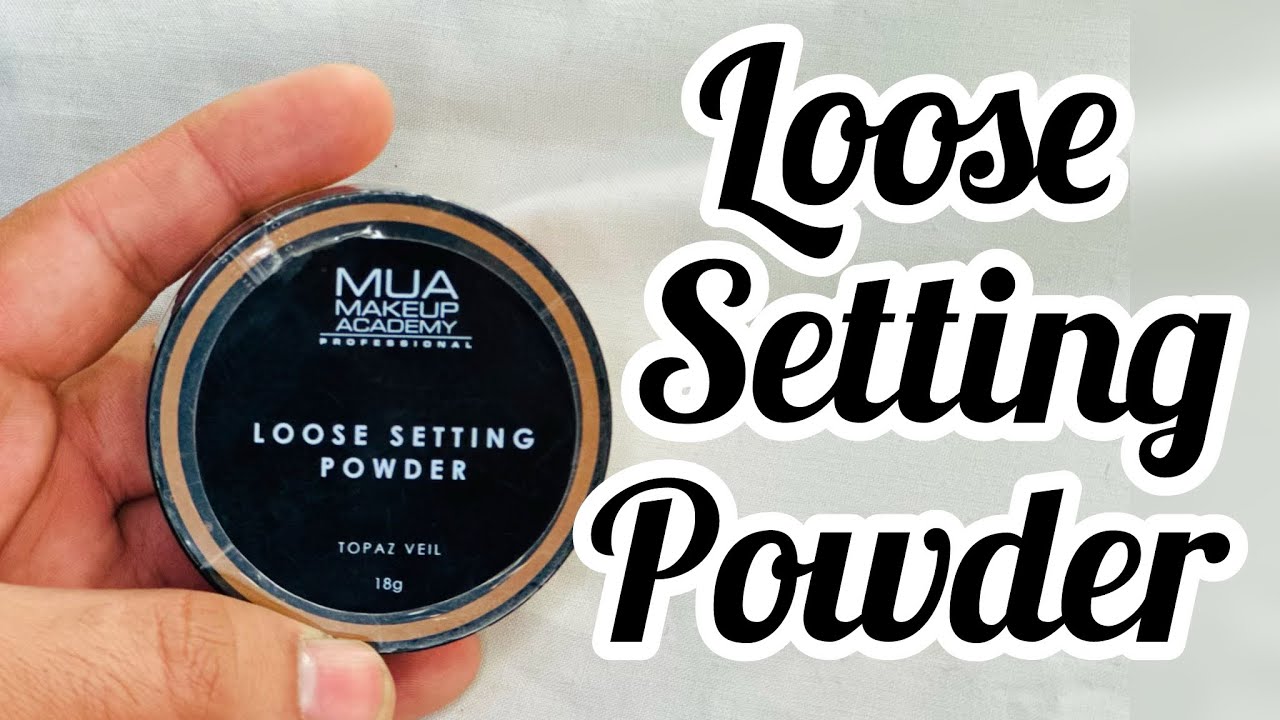 MUA Makeup Loose Setting Powder Review & Application Tips - YouTube