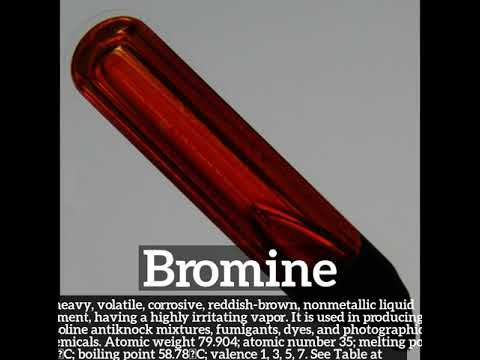 How Does Bromine Look? | How to Say Bromine in English? | What is ...