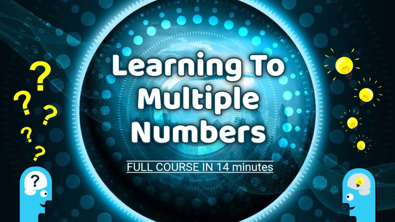 Learning To Multiple Numbers | Videos For Kids | - YouTube