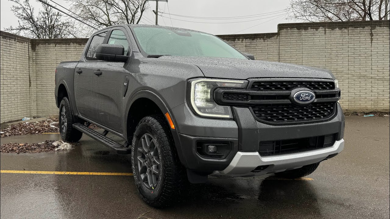 2024 Ford Ranger XLT High in Carbonized Gray Metallic full walk around ...