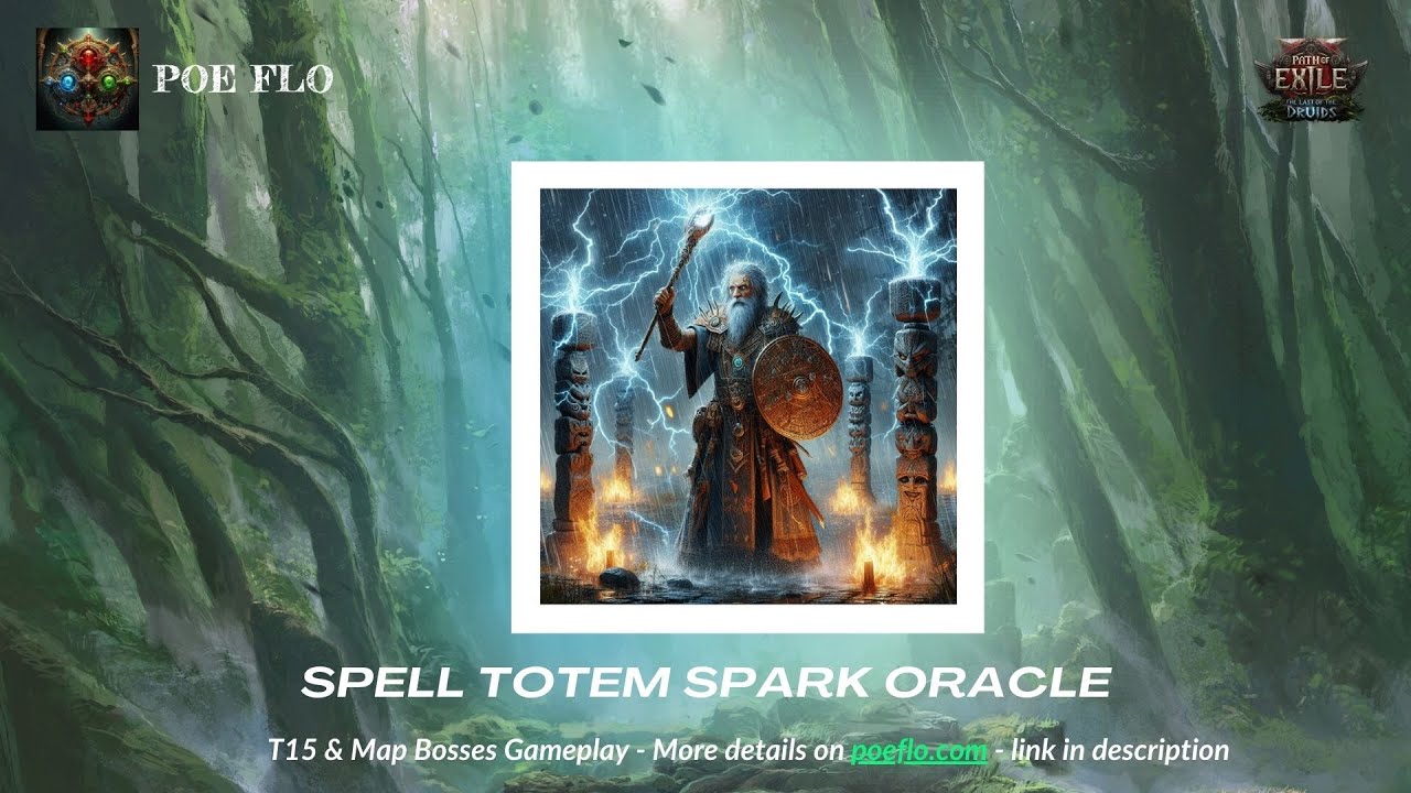 [POE2 0.4] Spell Totem Spark Oracle Gameplay - YouTube