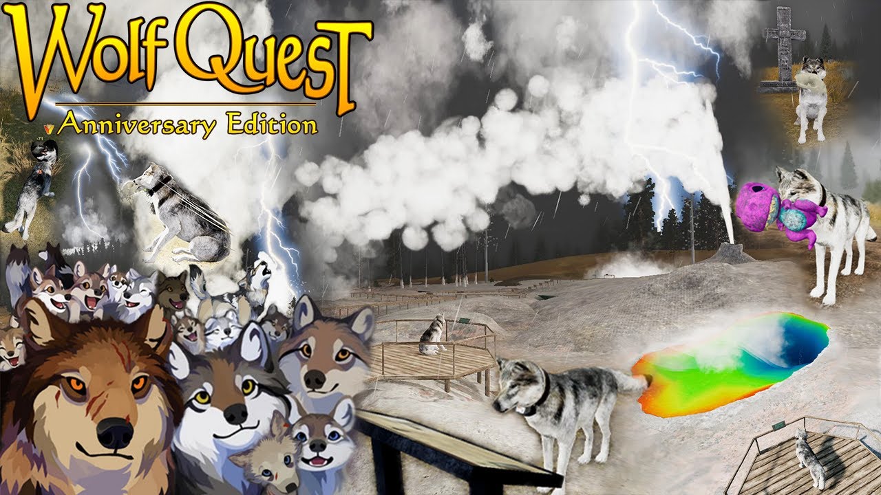 Geysers Pools & Springs Lil' Yellowstone Lost River DLC WolfQuest 3 ...