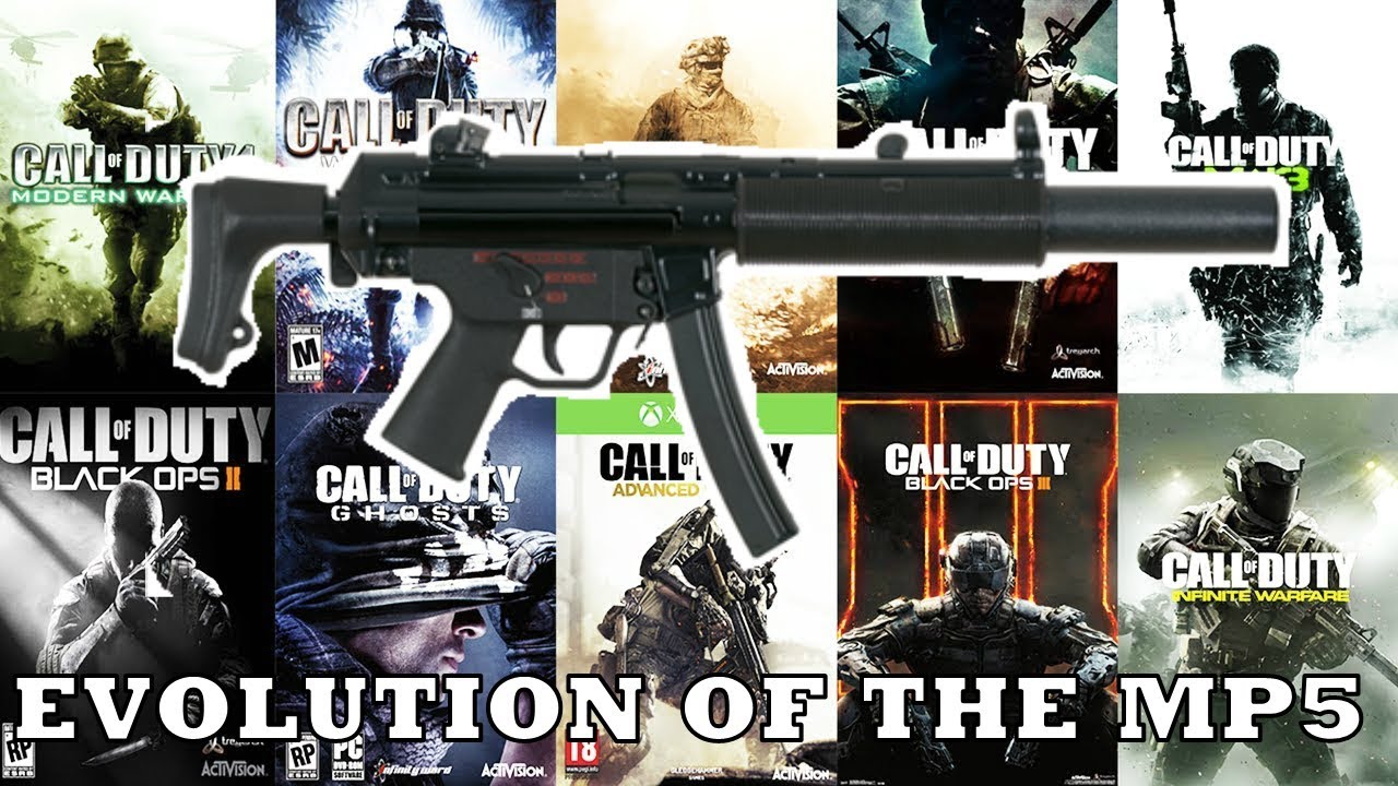 The Evolution of the MP5 in Call of Duty!! - YouTube