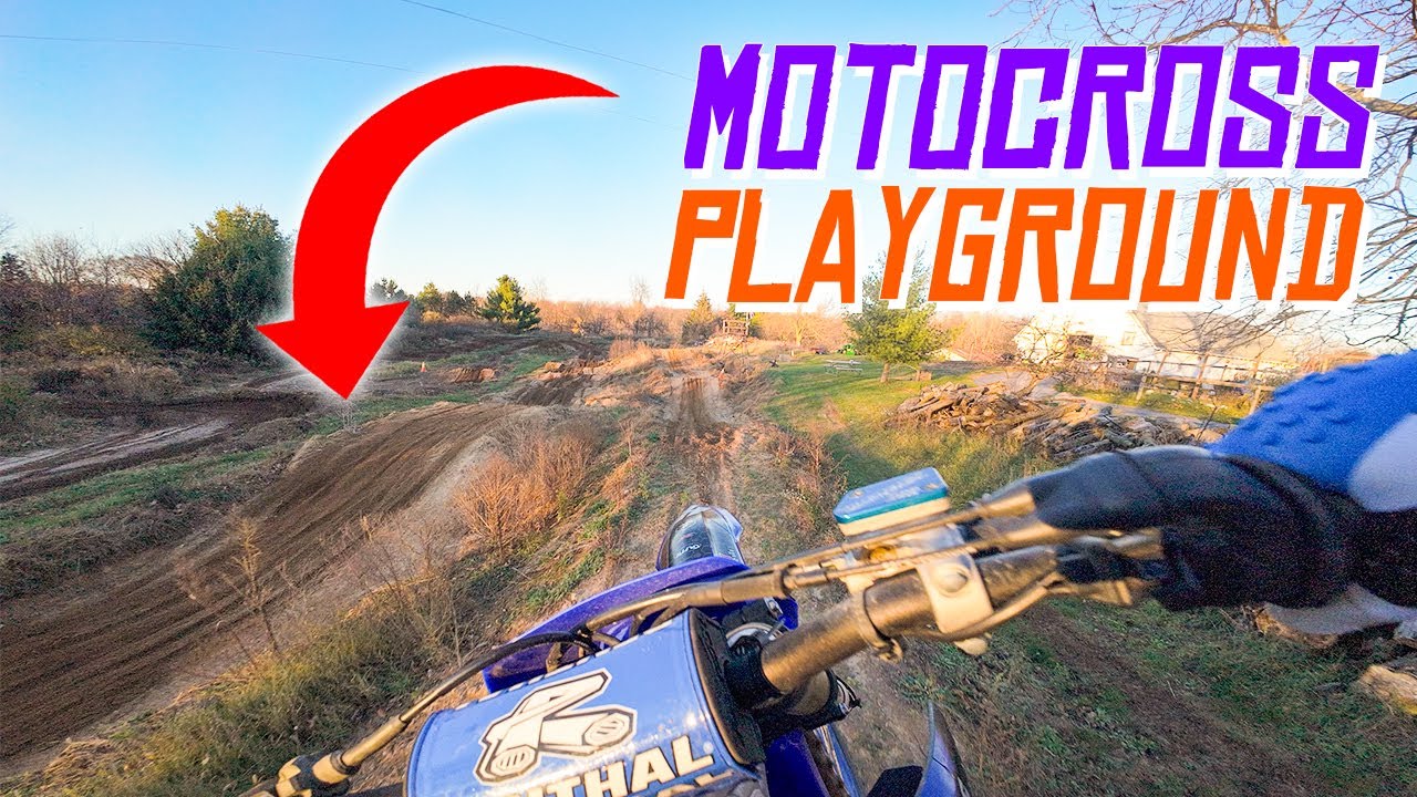 He Has A Motocross PLAYGROUND In His Backyard - Andyland - YouTube