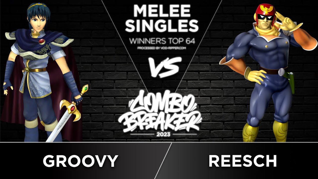 Groovy (Marth) vs Reesch (Captain Falcon) - Melee Singles Winners Top ...