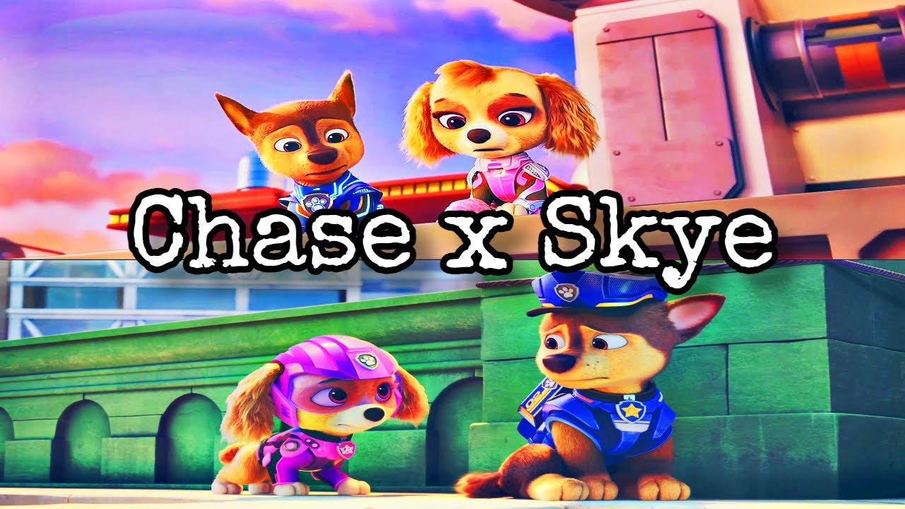 Chase x Skye | cuando me dicen que Chase x Skye no son pareja #pawpatrol #lovestory #chase #skye ...