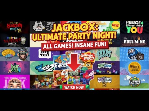 PLAY WITH ME | JACK BOX GAMES| Live Stream | You can Play and Chill ...