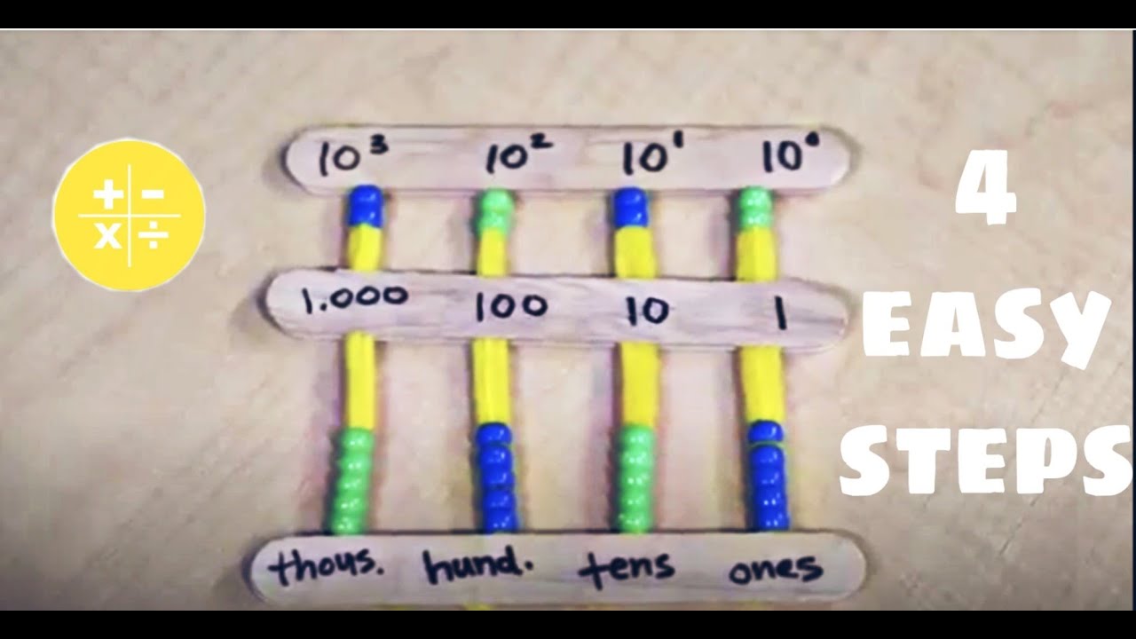 How to make your very own Abacus - YouTube