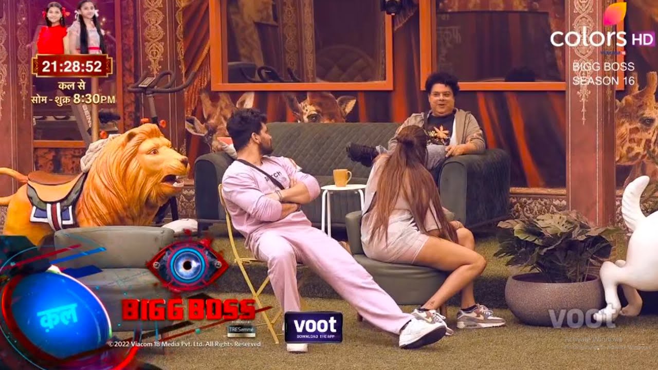 Bigg Boss 16 NEW Promo | Sajid Se Bhide Shiv Aur Nimrit.. Mandali Me Padi Fut - YouTube