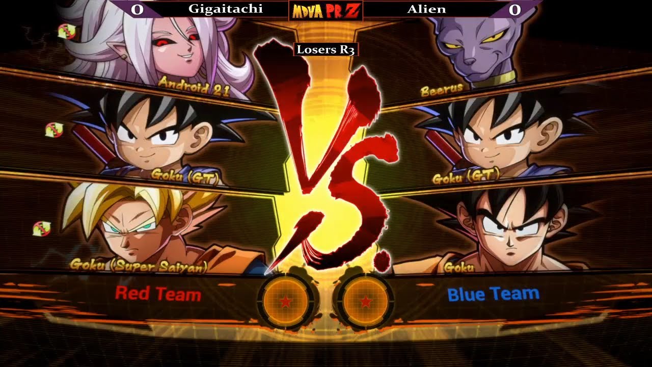 PRZ Invitational: Gigaitachi (Beerus, GT Goku, Base Goku) vs Alien (A ...