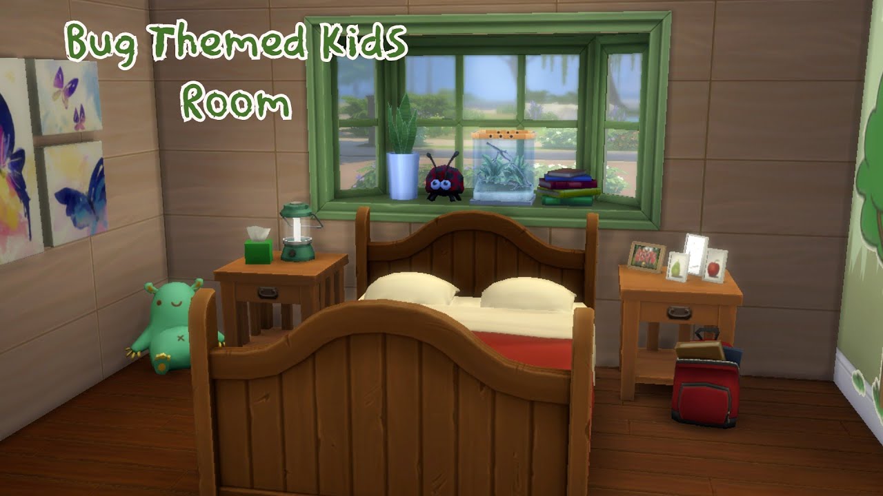 Bug Themed Kids Room | Sims 4 Speed Build.. - YouTube