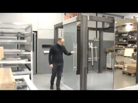 義大利進口 Atim GHOST Sliding system for doors VETRO 01 - YouTube