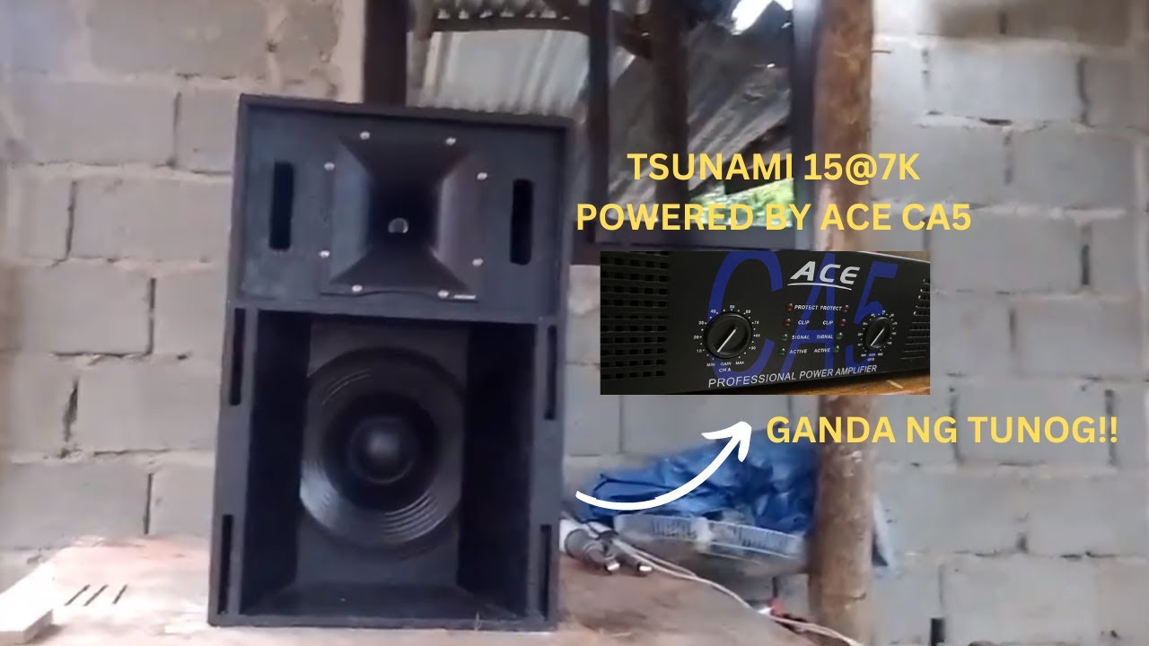 TESTING MIDHI BOX LOADED WITH TSUNAMI POWERED BY ACE CA5 - YouTube