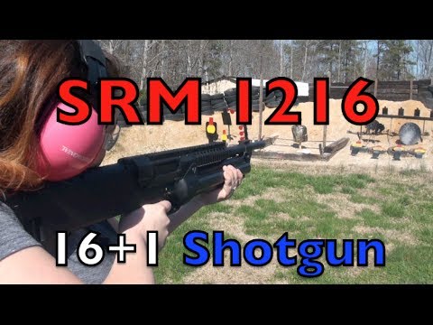 SRM 1216 16 Round Shotgun - YouTube