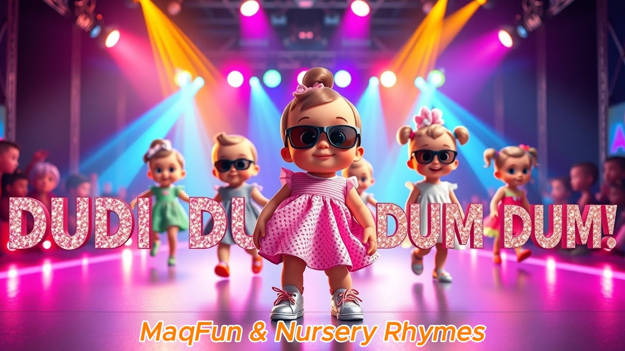 DUDI DUDI DUM DUM – Baby Fashion Runway Dance | MaqFun & Nursery Rhymes ...