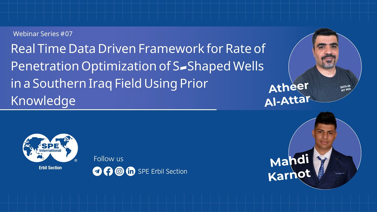 Real Time Data Driven Framework for ROP Optimization | Webinar Series ...