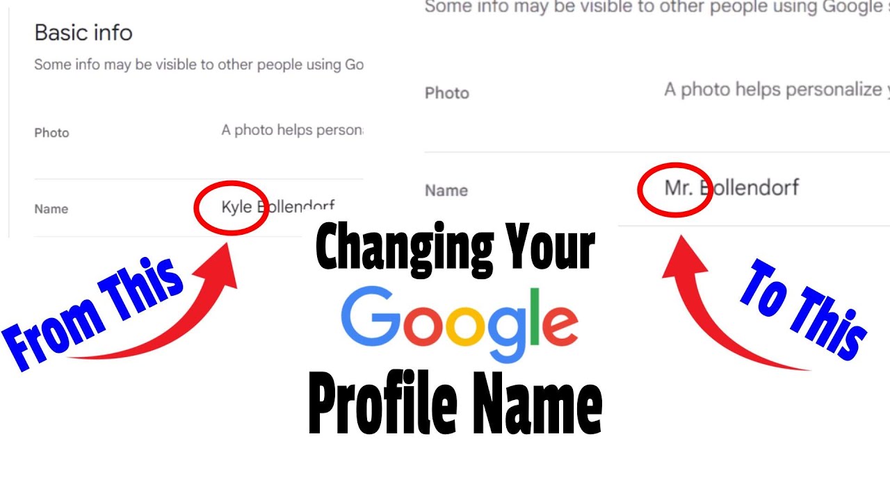 How to Replace Your First Name with Your Title in Google - for Teachers ...