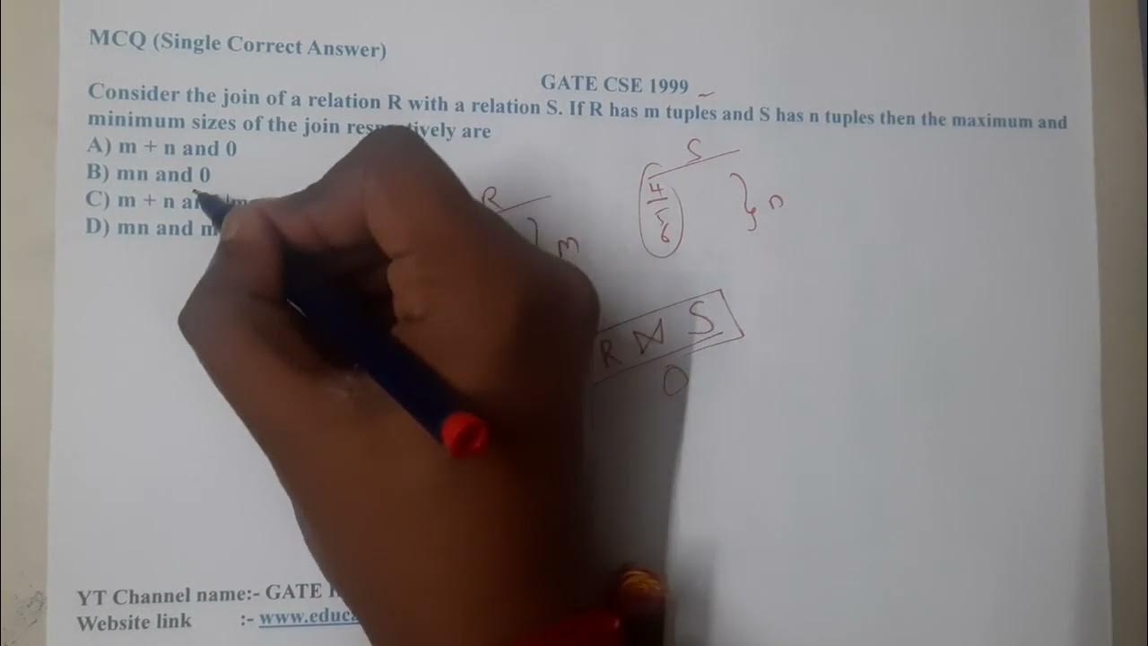 GATE CSE 1999 - YouTube