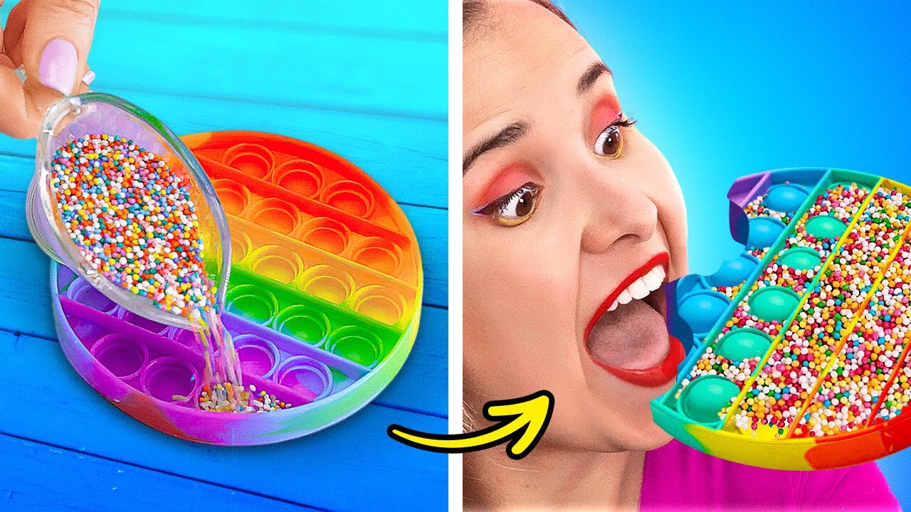 YUMMY FOODS YOU HAVE TO TRY! || Delicious Food Sneaking Ideas by 123 GO ...