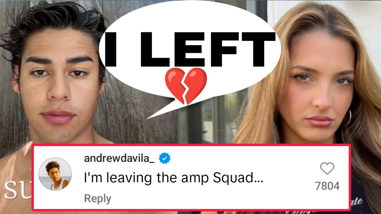 Andrew Davila CONFIRMS THAT He Has LEFT The AMP SQUAD?! LANDREW IS OVER ...