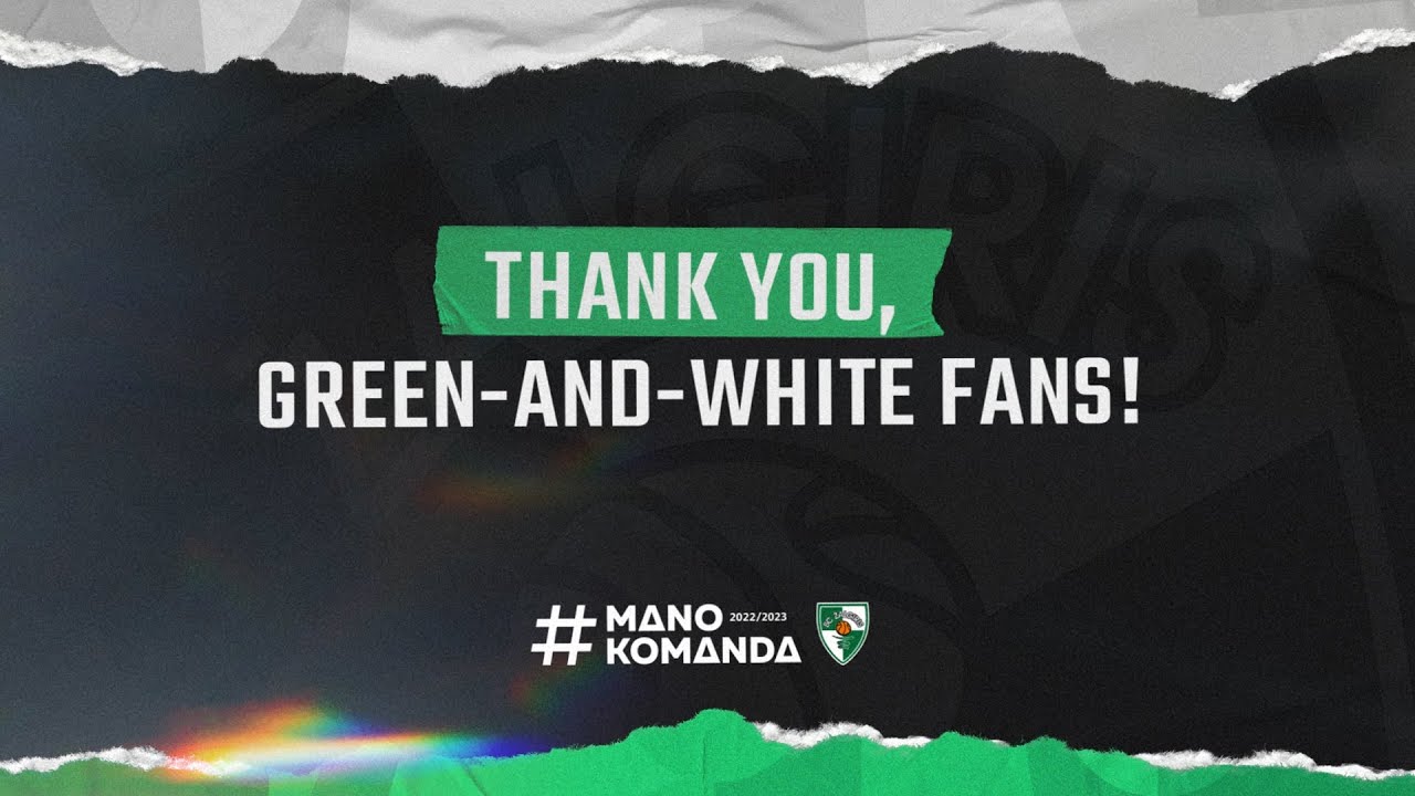 Thank you, Zalgiris fans! | The green-and-whites finish 2022-23 season ...