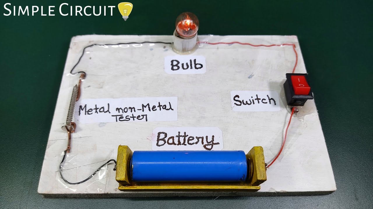How to Make Simple Circuit | Science Project For science Exhibition ...