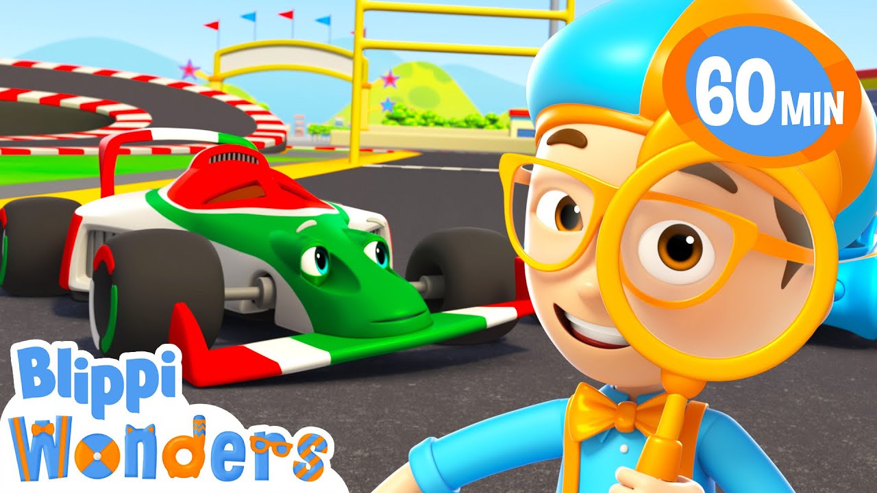 Race Car | Blippi Wonders | Rescue Adventures - YouTube