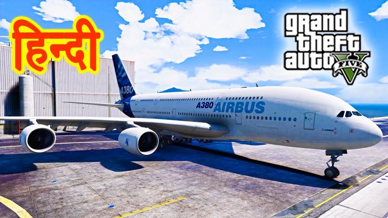 GTA 5 - A380 Airbus With Franklin Pilot - YouTube