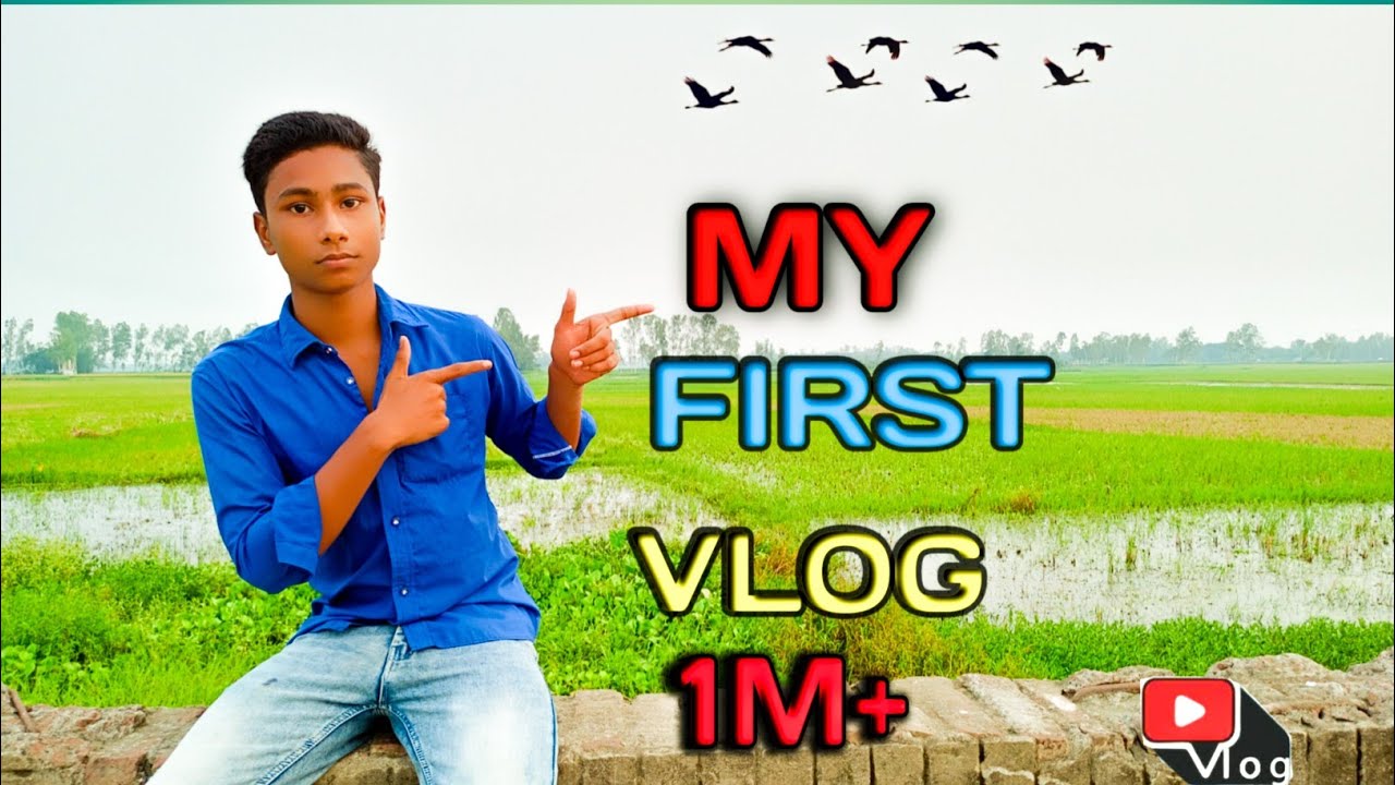 My First Volg || My First Volg On YouTube - YouTube