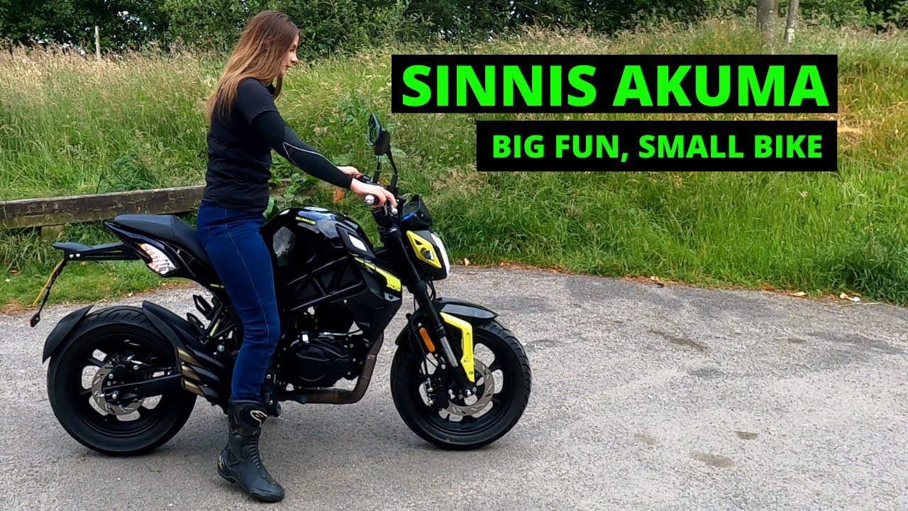 Sinnis Akuma 125 Walk-round // Small bike BIG IMPACT - YouTube