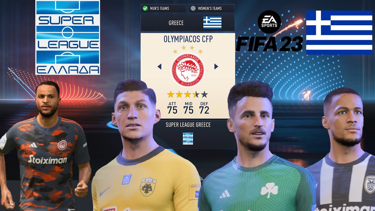 ΒΑΛΤΕ ΤΗΝ ΕΛΛΗΝΙΚΗ ΣΟΥΠΕΡ ΛΙΓΚ ΣΕΖΟΝ 23-24 ΣΤΟ FIFA 23 - YouTube