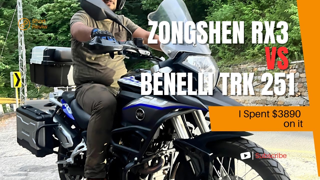 Zongshen RX3 250 CC |vs Benelli TRK 251 | Short Review - YouTube