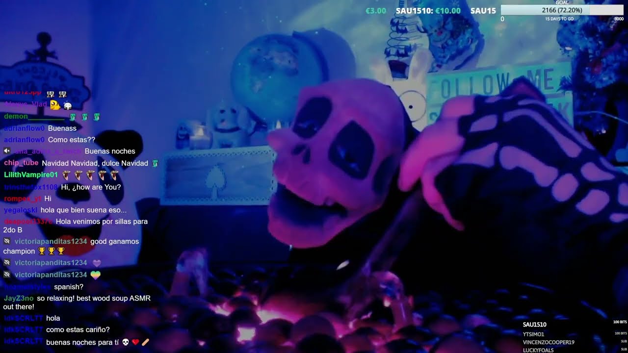 SmallCreek's 💙 Skully Chef: 4 Hours of Wood Soup ASMR! 🍲💀 - YouTube