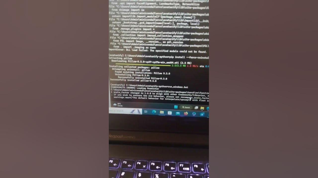 Fix Error Codes On Avatarify Mini Conda Python For Deepf Ke Video Call