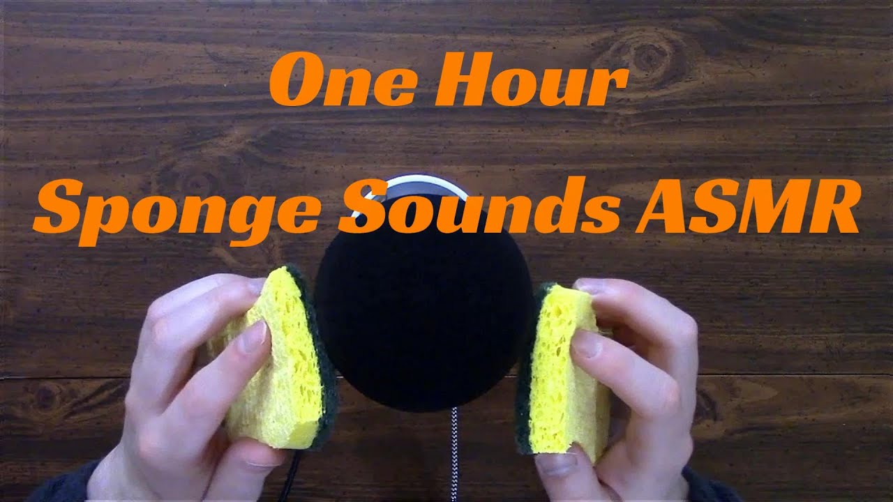 HOUR LONG ASMR - One Hour Of The Best Sponge Sound Mic Scratching ...