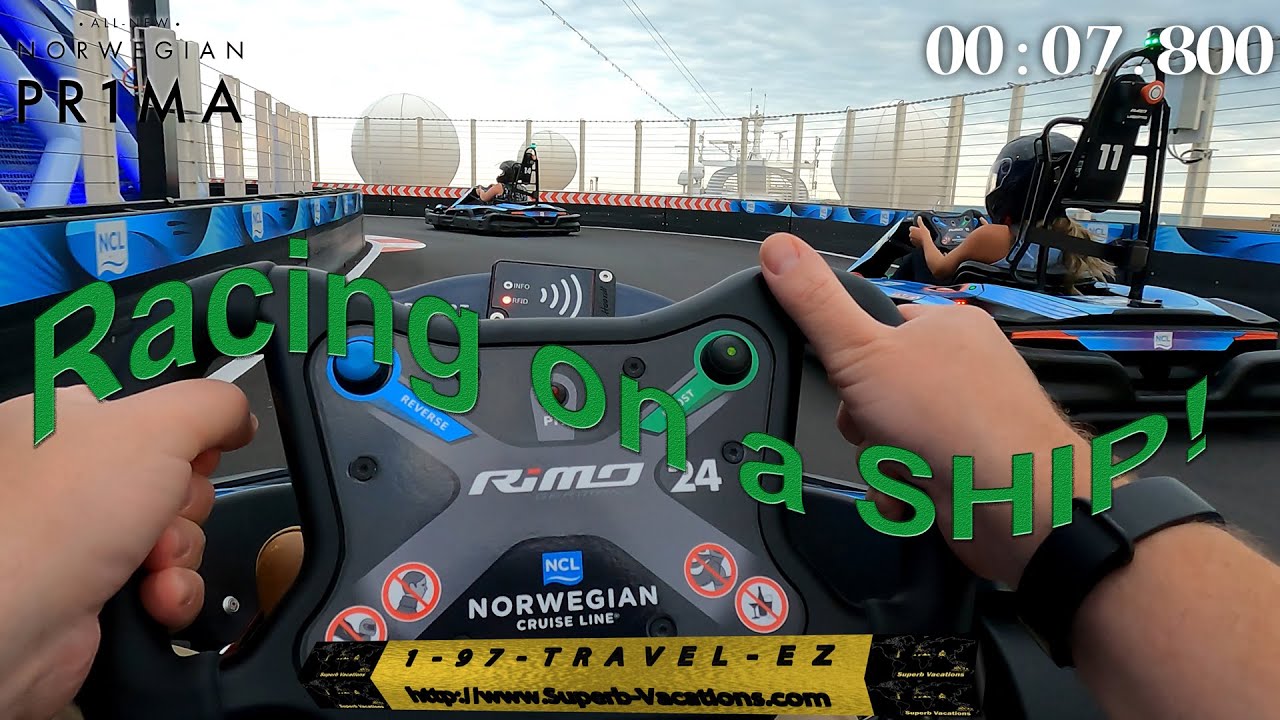 A quick lap around Prima Speedway in an electric go kart on the ...