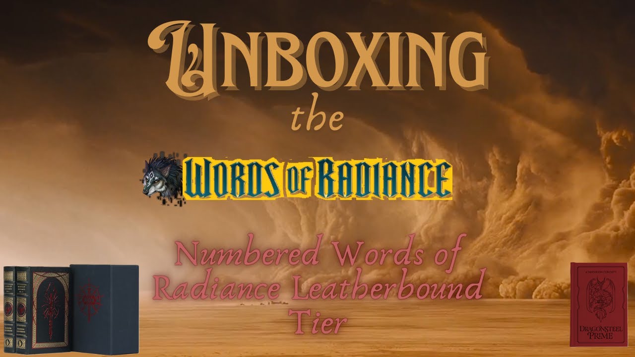Unboxing the Words of Radiance Leatherbound - YouTube