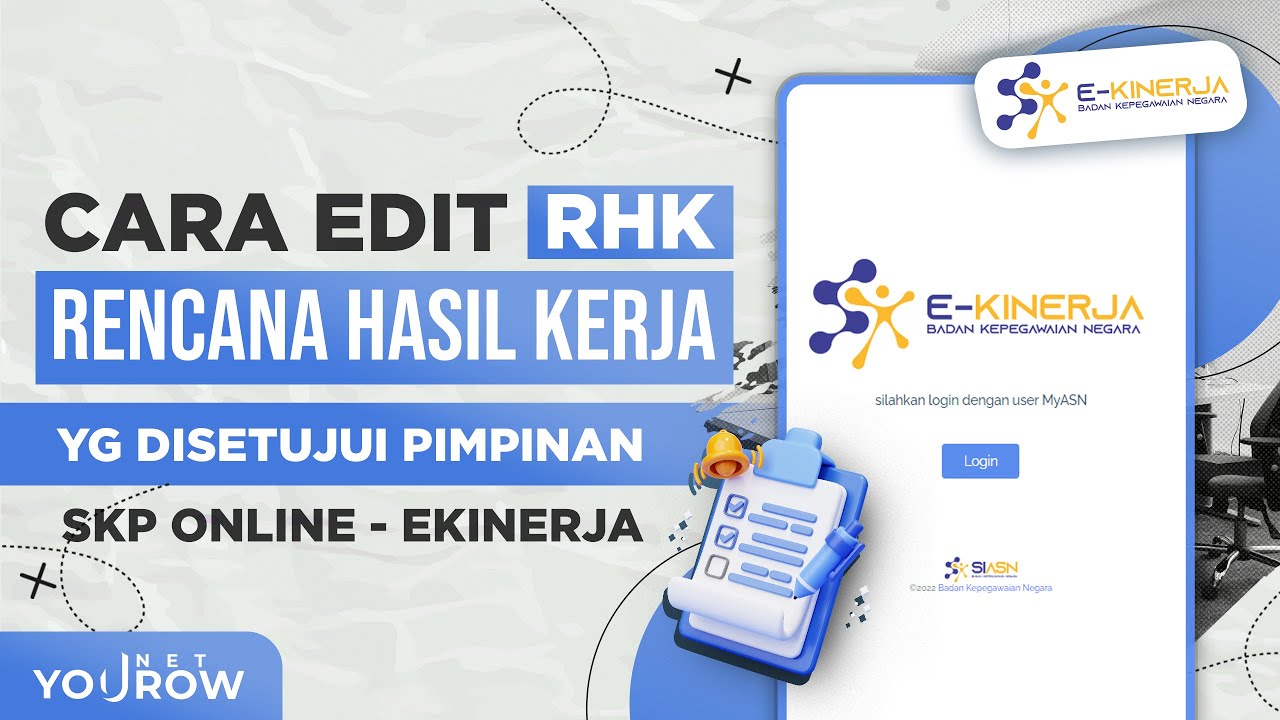 Cara Edit RHK (Rencana Hasil Kerja) Yang Sudah Disetujui Pimpinan - SKP ...