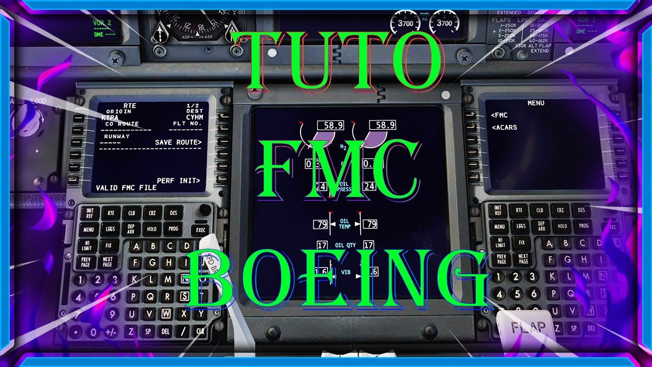 TUTO FMC BOEING microsoft flight simulator 2020 - YouTube