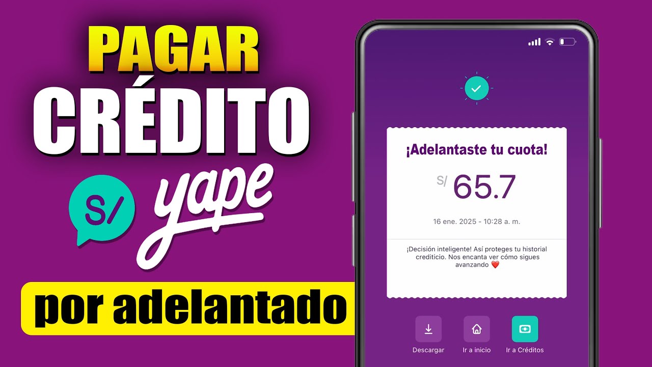 Como PAGAR CREDITO YAPE por adelantado (paso a paso) - YouTube