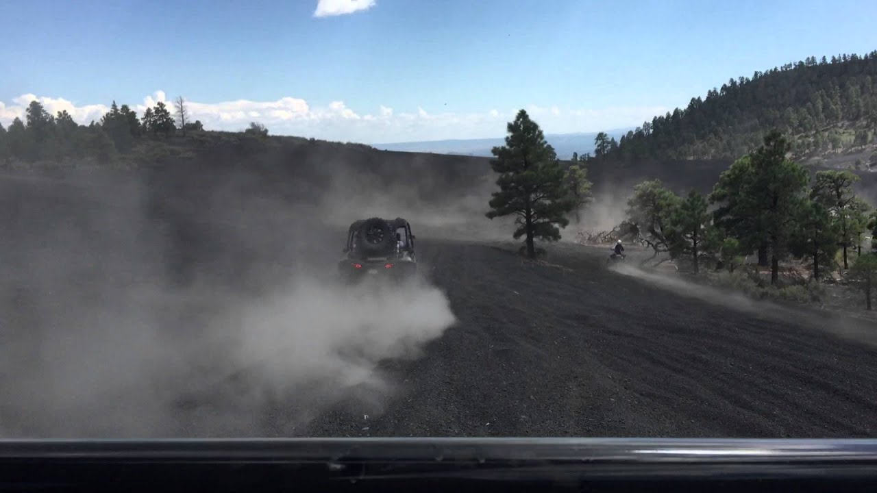 A ride trough the Cinders in Flagstaff AZ. - YouTube