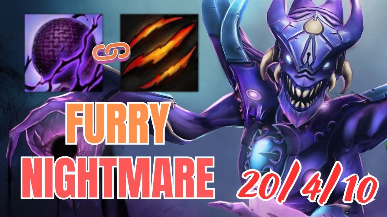 Imba combination skill nightmare with furry swipes - Dota 2 Ability ...