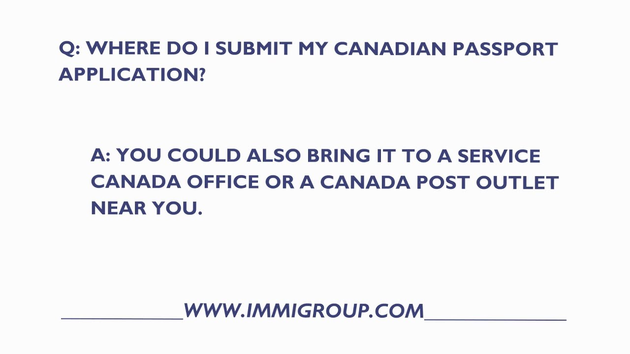 Where Do I Send My Canadian Passport Application YouTube where-do-i-send-my-canadian-passport-application-youtube