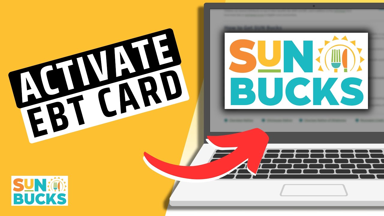 How To Activate Sun Bucks EBT Card In California - YouTube