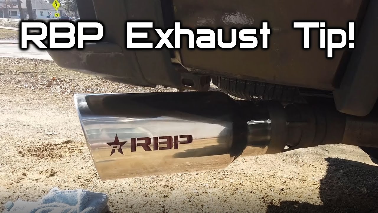 RBP Exhaust Tip - Unboxing and Installation - YouTube