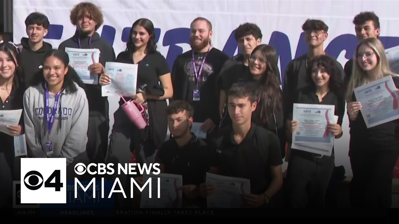 Hundreds of Miami-Dade students cast their first ballots ahead of 2024 ...
