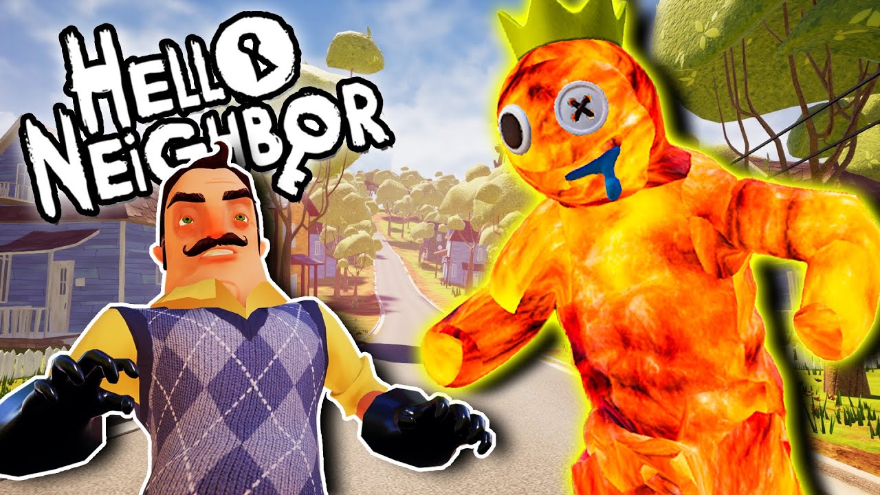 HELLO LAVA BLUE (Rainbow Friends) | Hello Neighbor Mod - YouTube