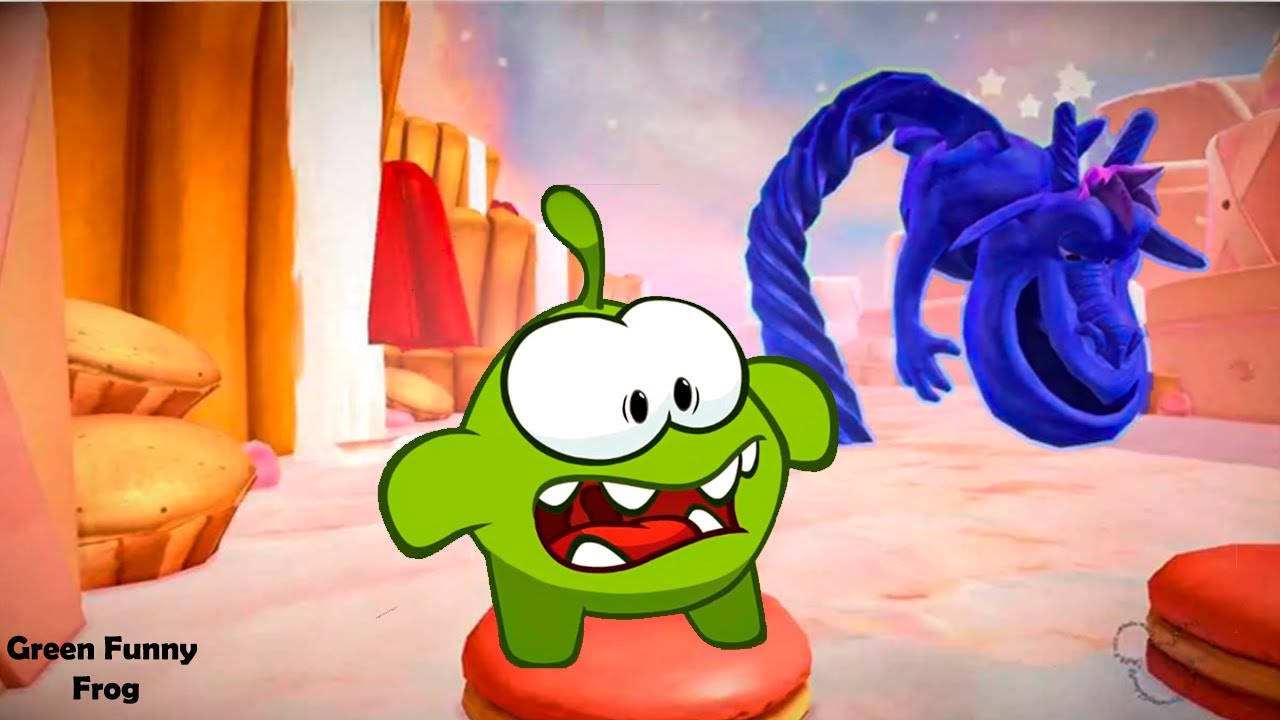 Cut the Rope. Green Funny Frog catches lollipops - YouTube