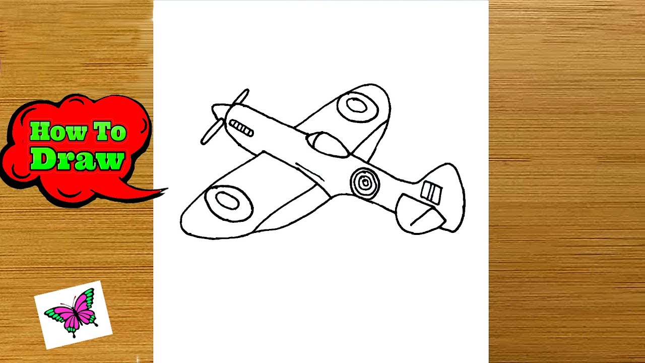 How To Draw A Spitfire - YouTube